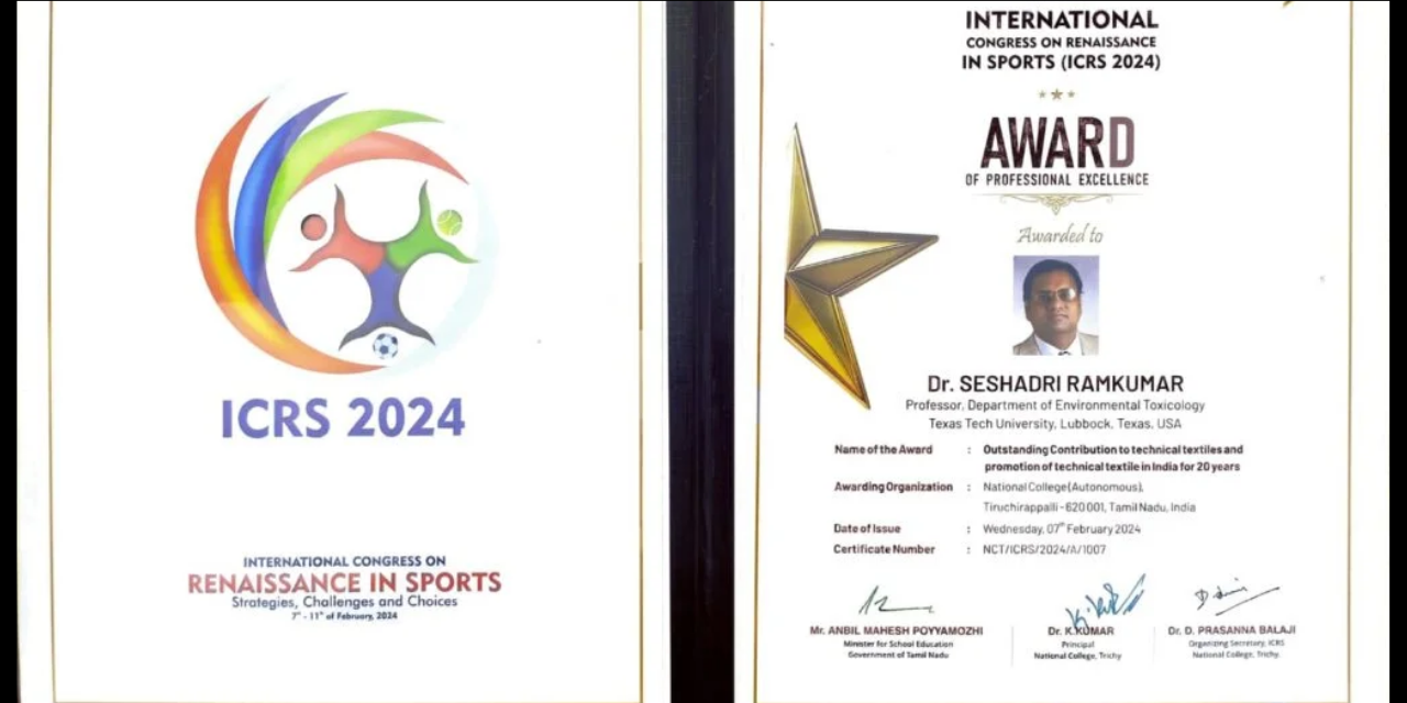 International Recognition for Technical Textiles Outreach & Research ...