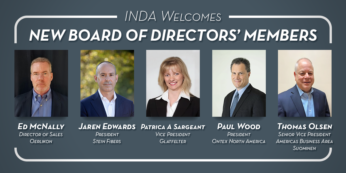 INDA’s 2024 Board of Directors Welcomes Five New Members - TECHNICAL ...